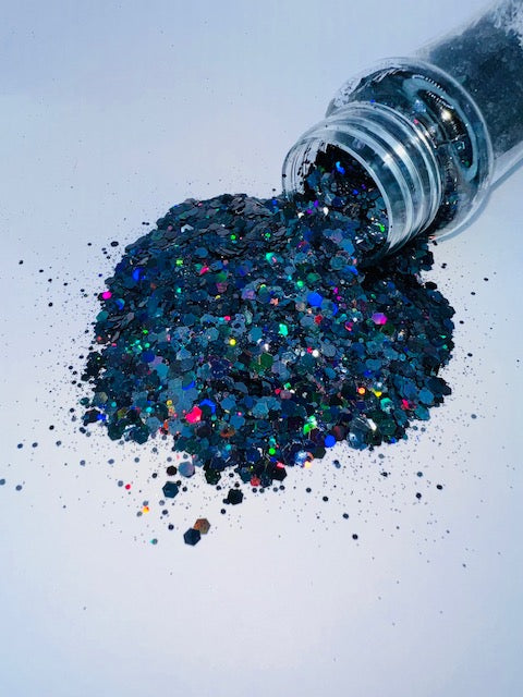 Black Magic - Holographic Mixed Glitter 1-8 – Custom By Estee