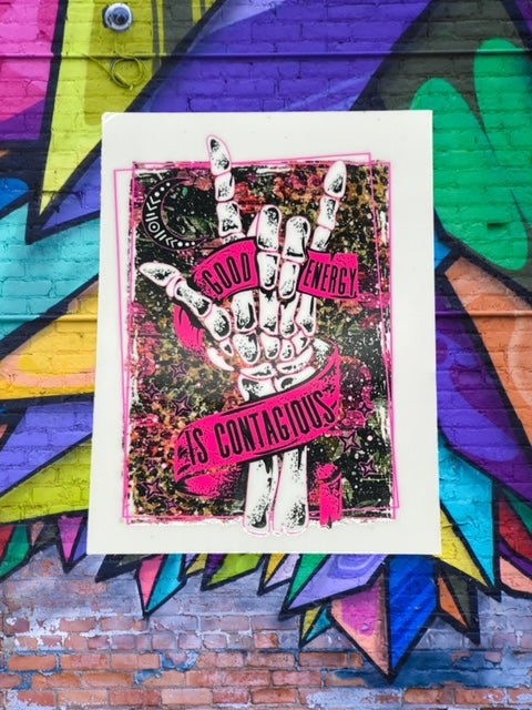 36. Good Energy Decal – Custom By Estee