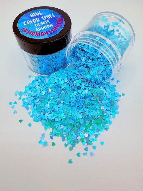 Blue Color Shift Hearts Additive – Custom By Estee