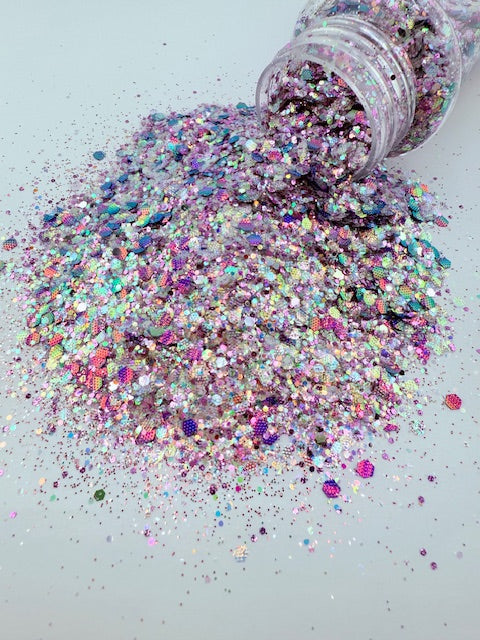 Meteora- Textured Purple Color Shift Mixed Glitter 9-4 – Custom By Estee