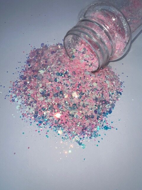 Pinkerbell- Pink Glow Glitter 3-6 – Custom By Estee